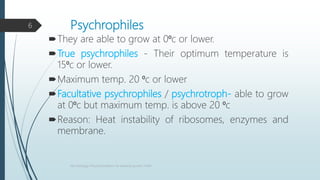 Physical conditions for cultivation of bacteria | PPTX