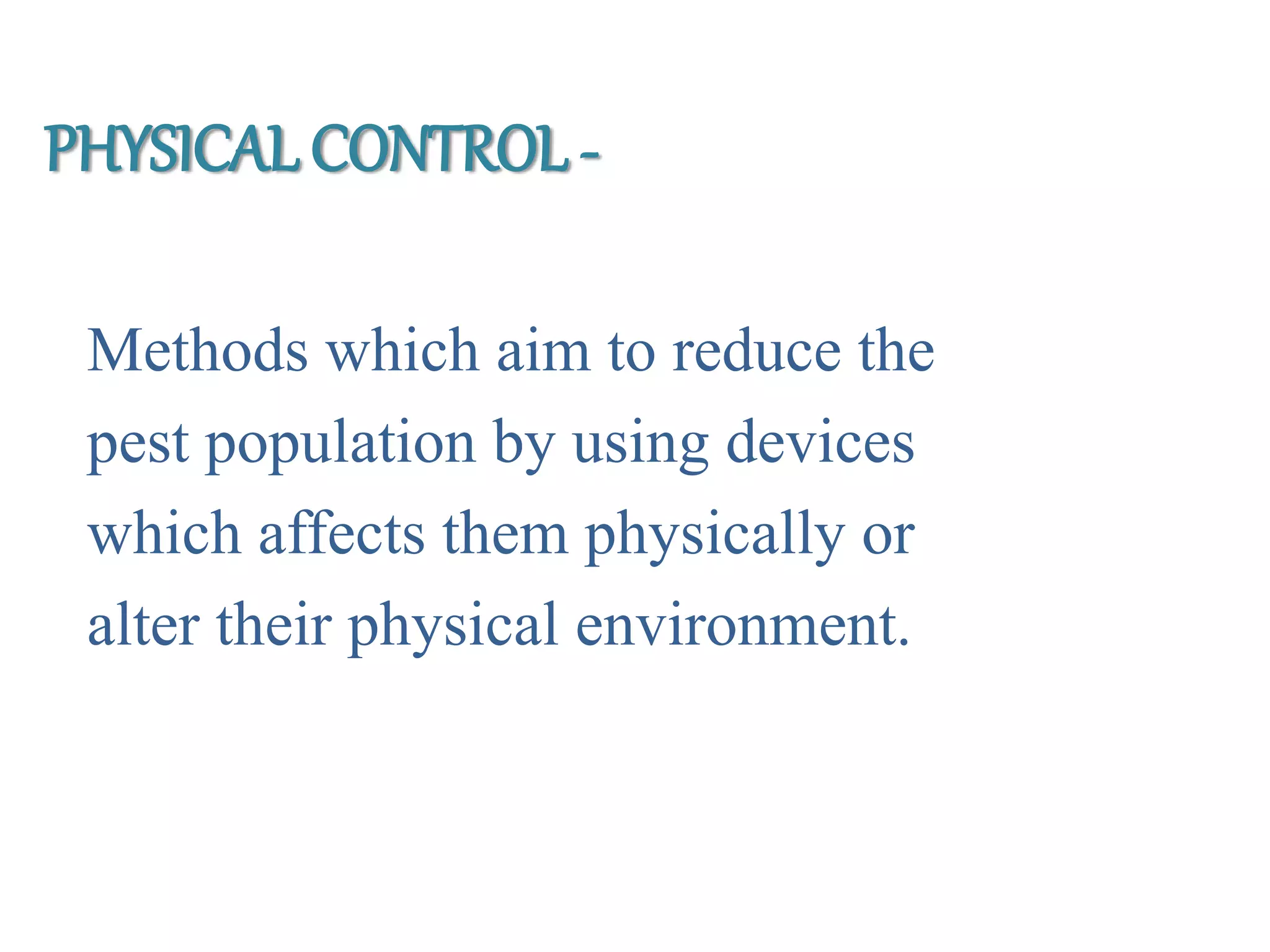 Physical control viki | PPTX