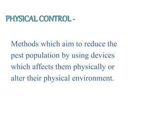 Physical control viki | PPTX