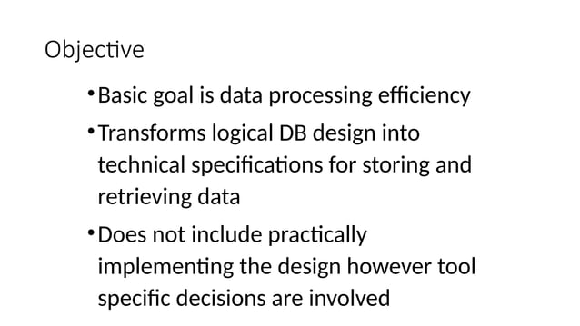 Physical Database Design 1pptx 