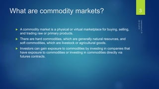 Physical delivery of commodity | PPTX
