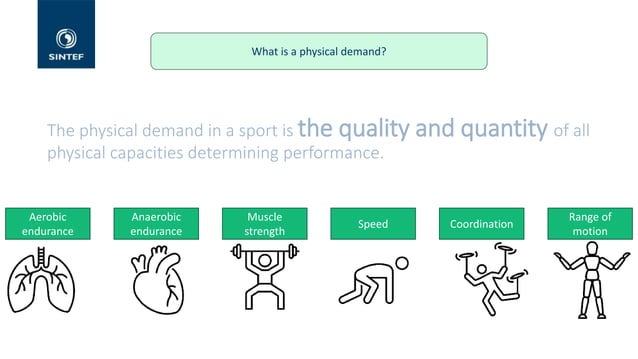 Physical demands in sports - WCSPT Oslo 2024 | PPT