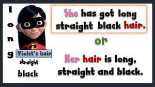 Physical description (hair and eyes) : English Language | PDF | Fine ...