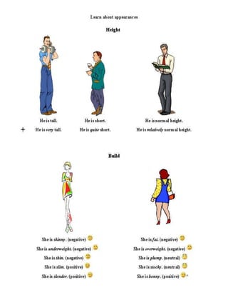 Physical descriptions | PDF