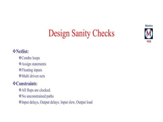 physical design flow floorplan routing place | PPT