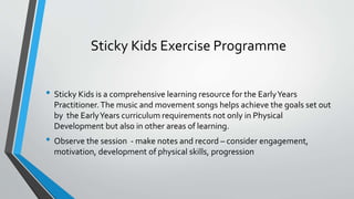 Physical development and outdoors in the eyfs pp | PPTX