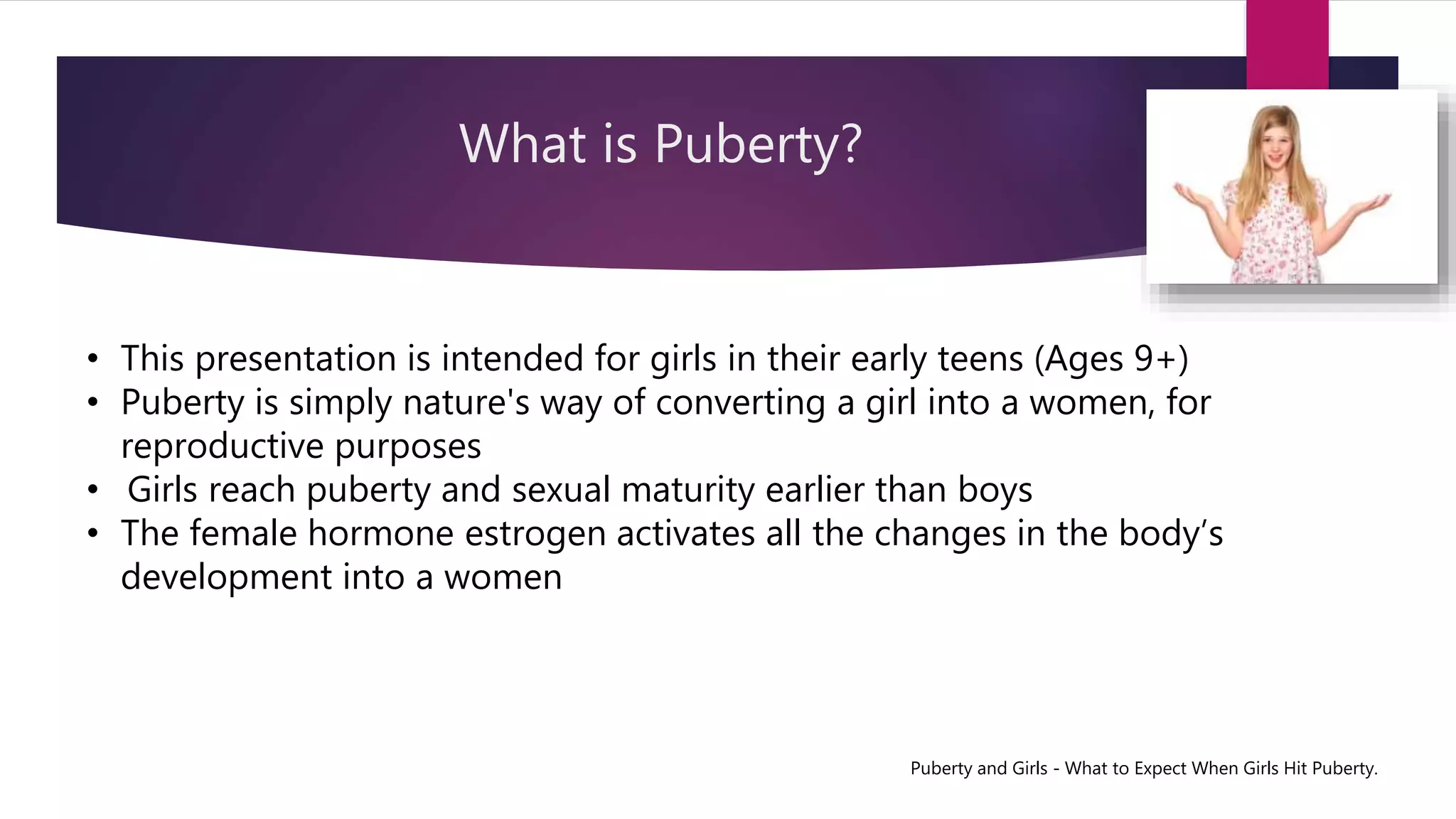 Physical development in girls | PPTX | Menopause | Endocrine and ...