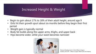 Physical development in girls | PPTX