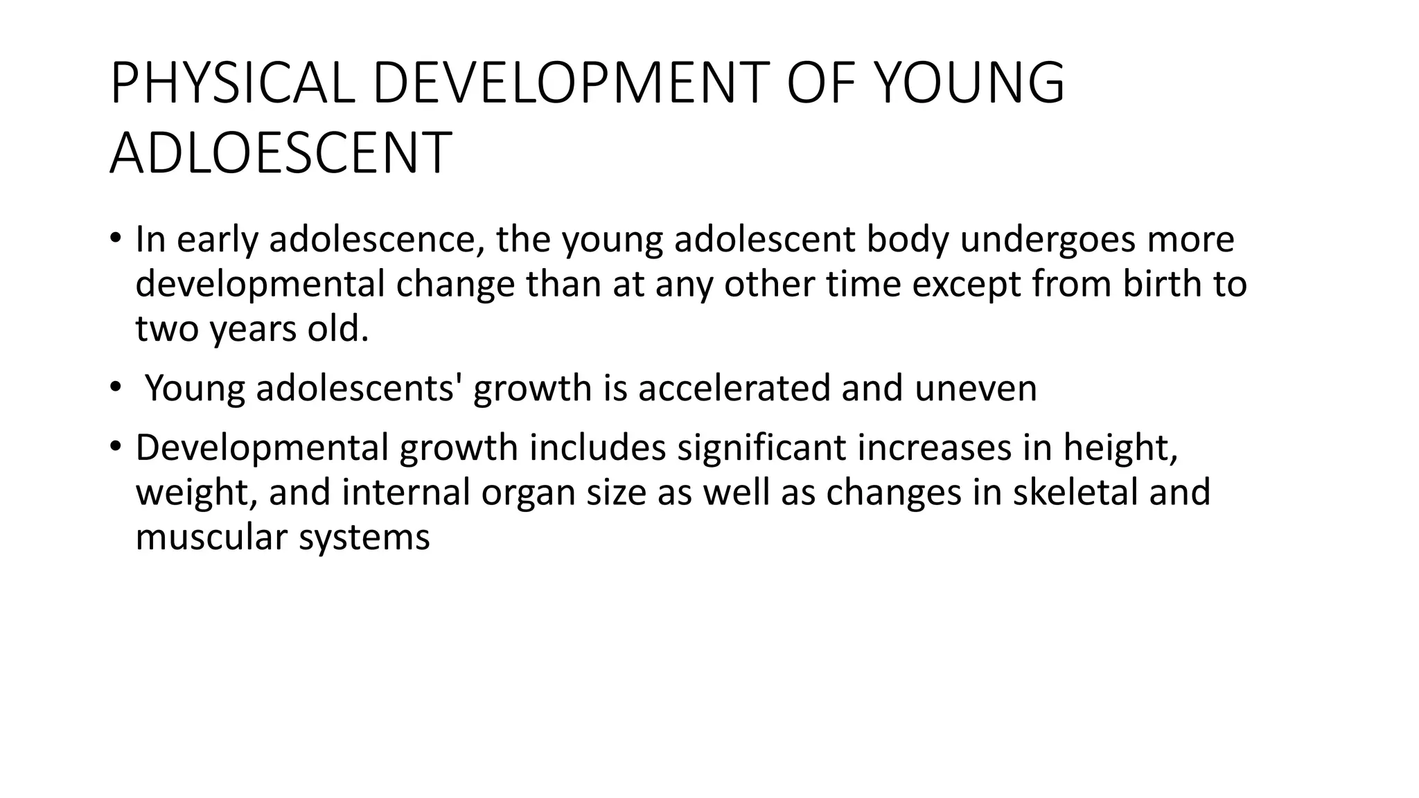 Physical development of a child | PPTX