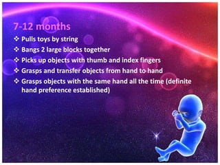 Physical development of infants and toddlerhood | PPTX