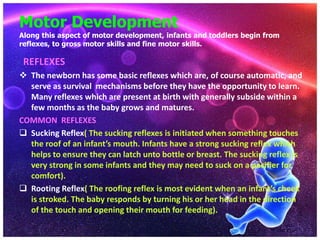 Physical development of infants and toddlerhood | PPTX