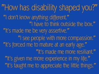 Physical disabilities | PPTX