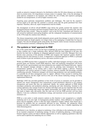 Physical distribution | DOC