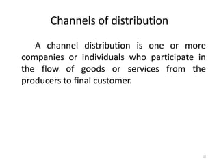Physical distribution and its channels | PPTX