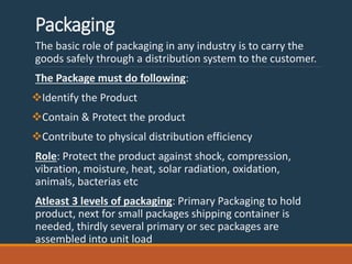 Physical distribution management | PPTX