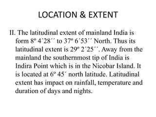 Physical division of india | PPTX