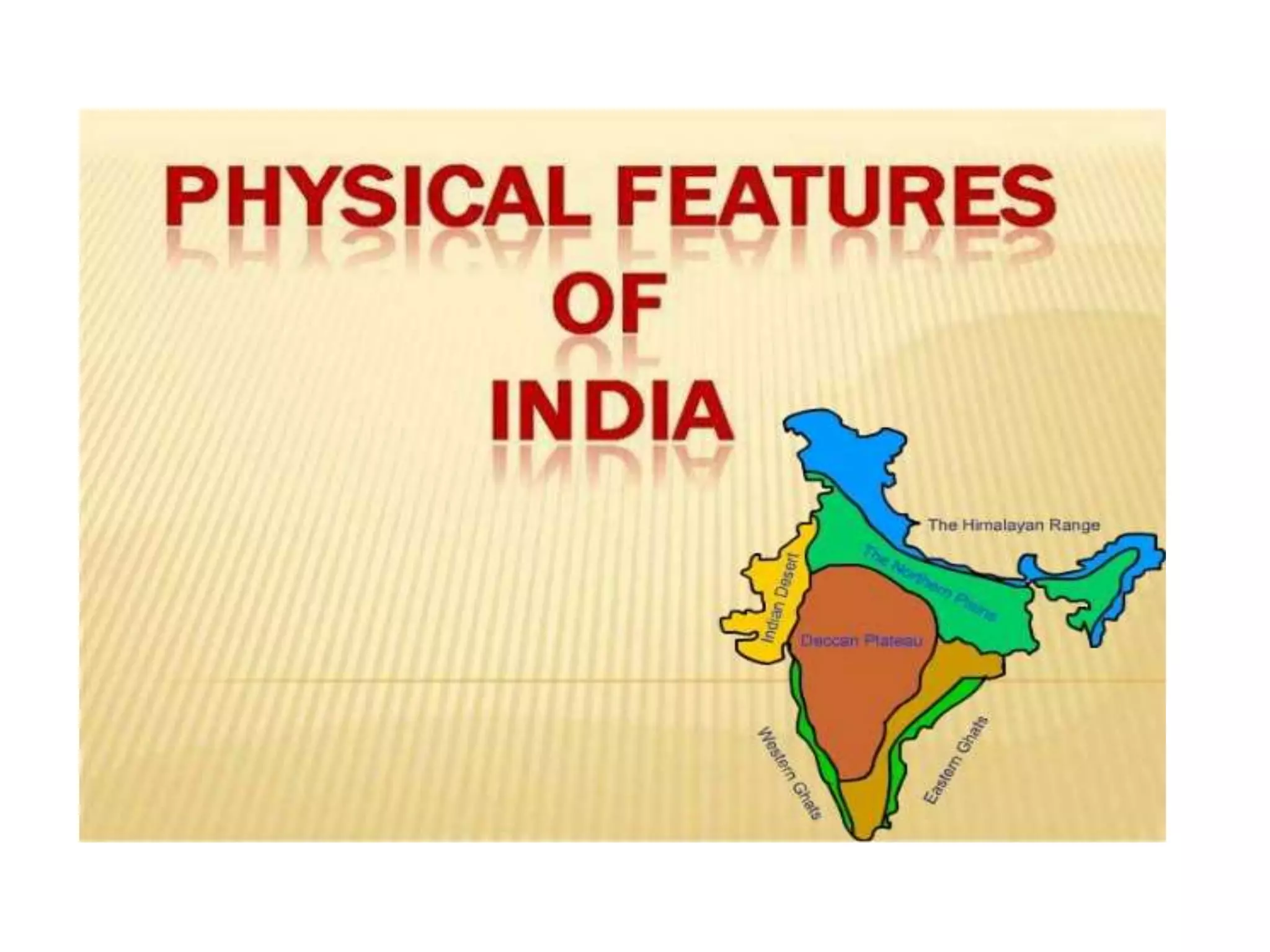 Physical divisions of india | PPTX