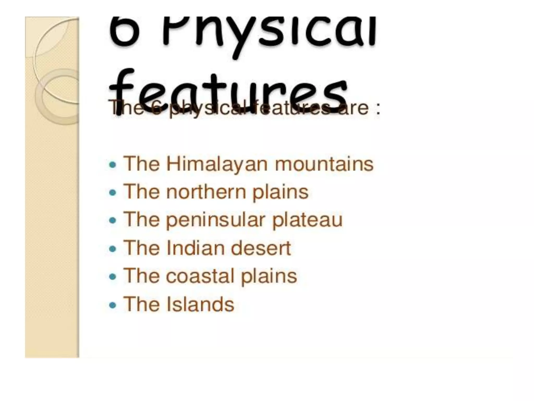 Physical divisions of india | PPTX