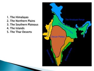 Physical divisions of india class 5 converted | PDF