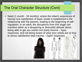 Physical Dynamics of Character Structure | ODP