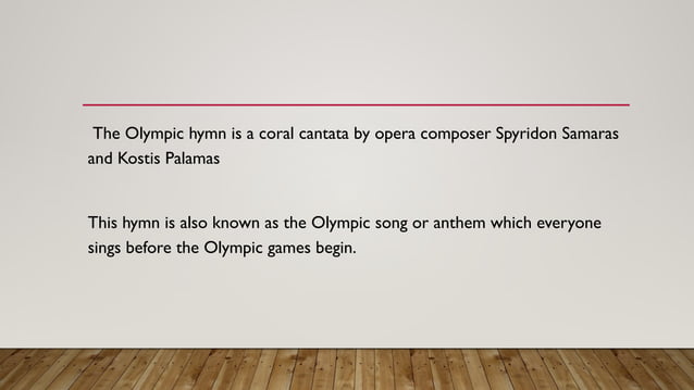 PHYSICAL EDUCATION OLYMPICS SYMBOLS BY BS NDEBELE & OTHERS | PPTX