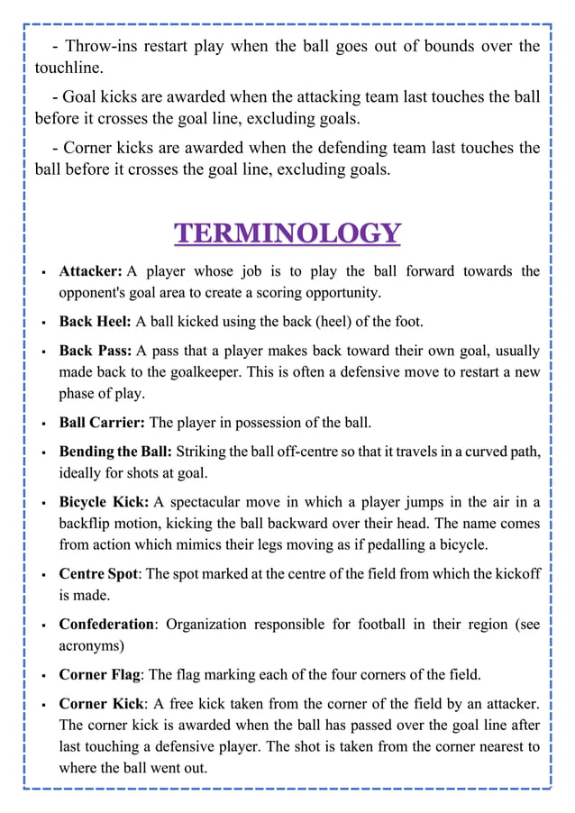 physical eduaction project on football.pdf | Soccer | Sports