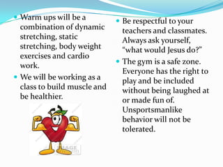 Physical Education Rules | PPTX