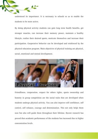 Physical education | PDF