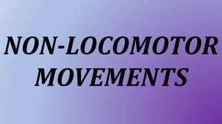 TYPES OF MOVEMENTS | PPTX