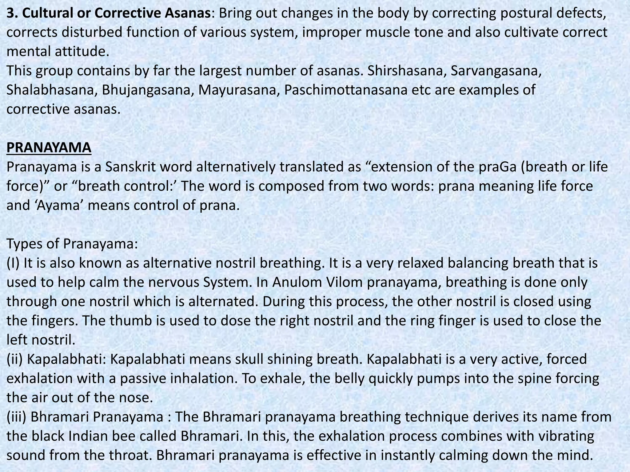 Yoga Physical education class XI- UNIT4 PPT | PPTX