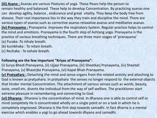 Yoga Physical education class XI- UNIT4 PPT | PPTX