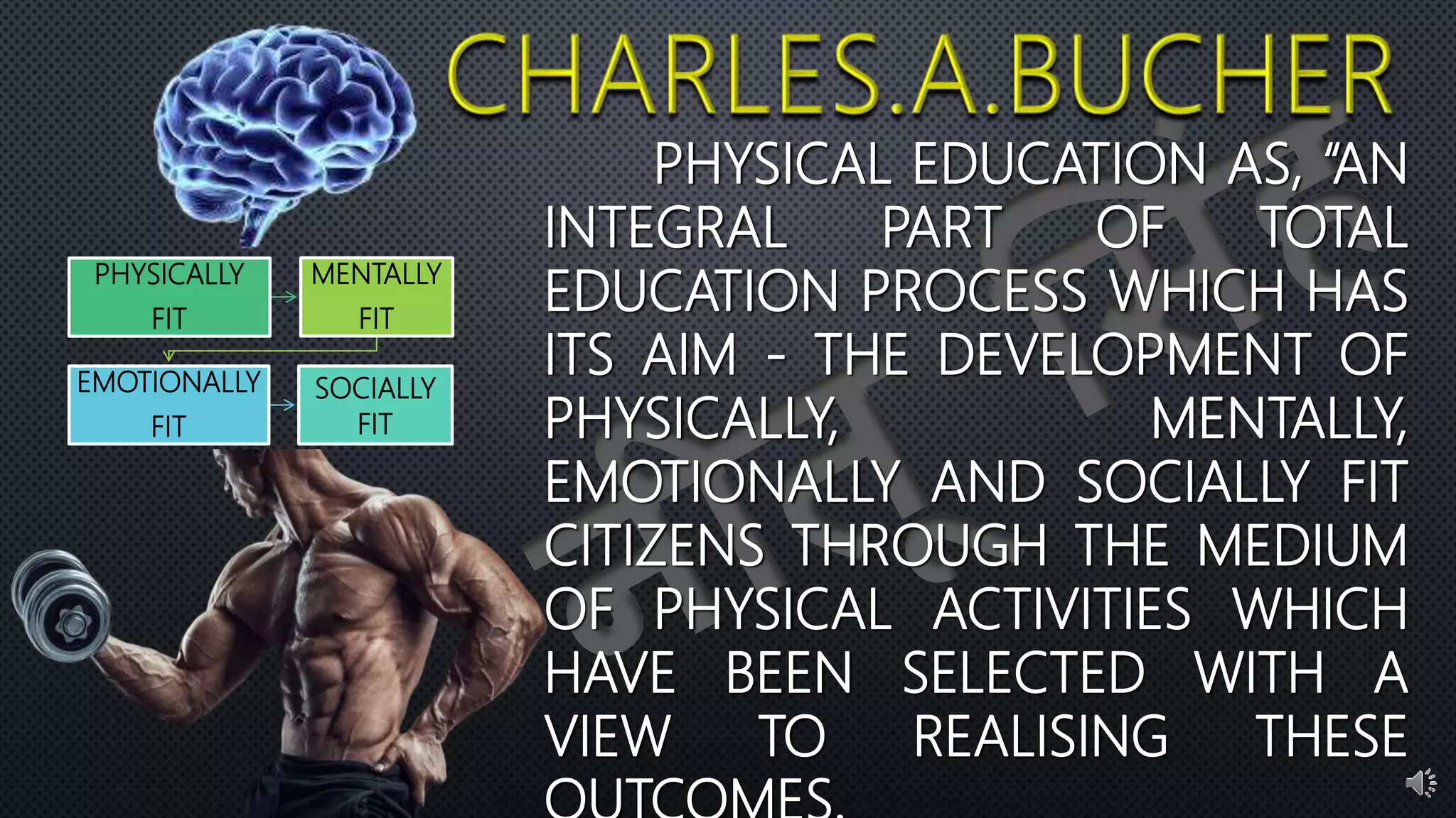 VARIOUS DEFINITION OF PHYSICAL EDUCATION - PART-1 | PPTX | Education