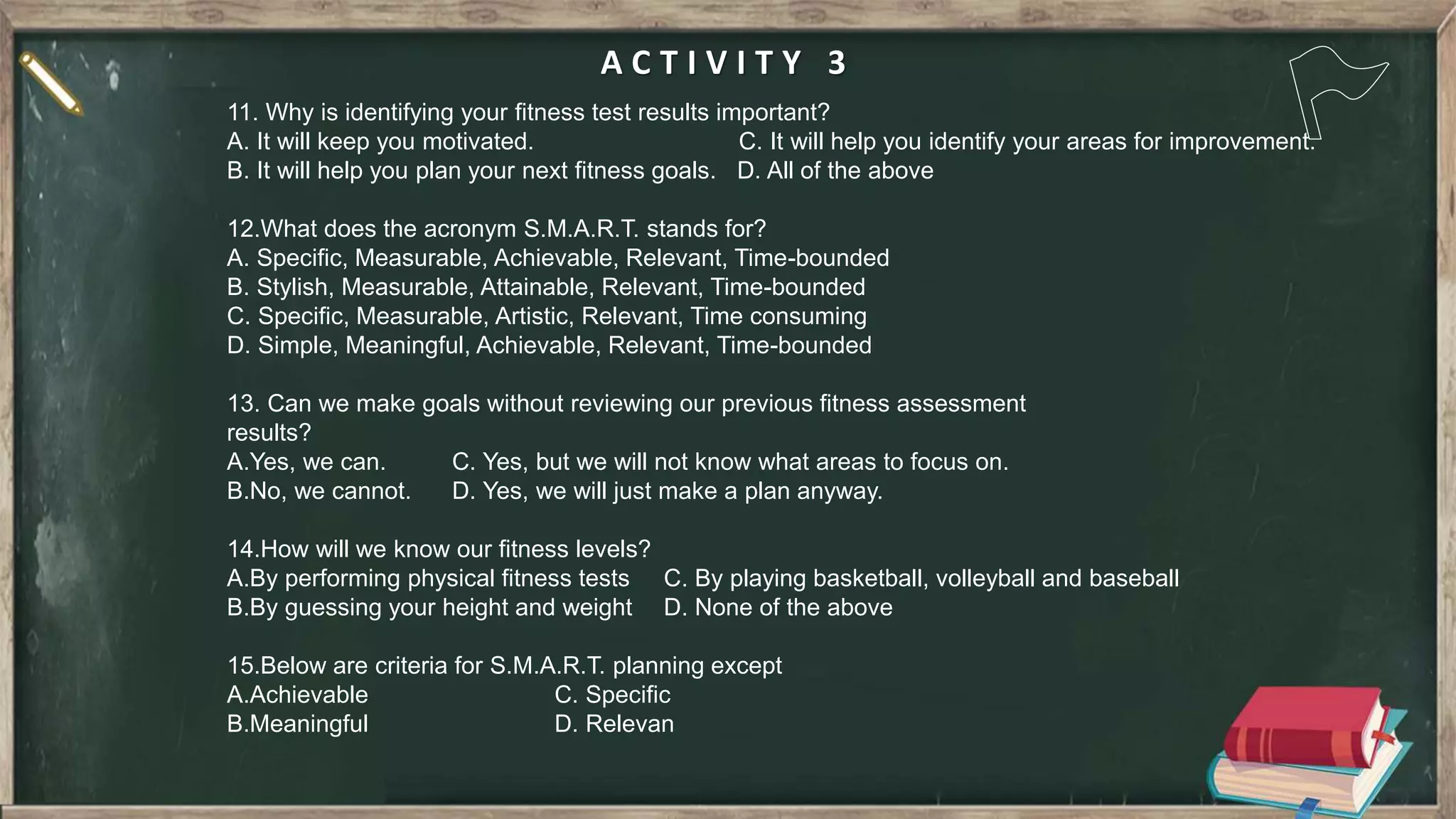 PHYSICAL EDUCATION - SMART GOALSpptx | PPTX