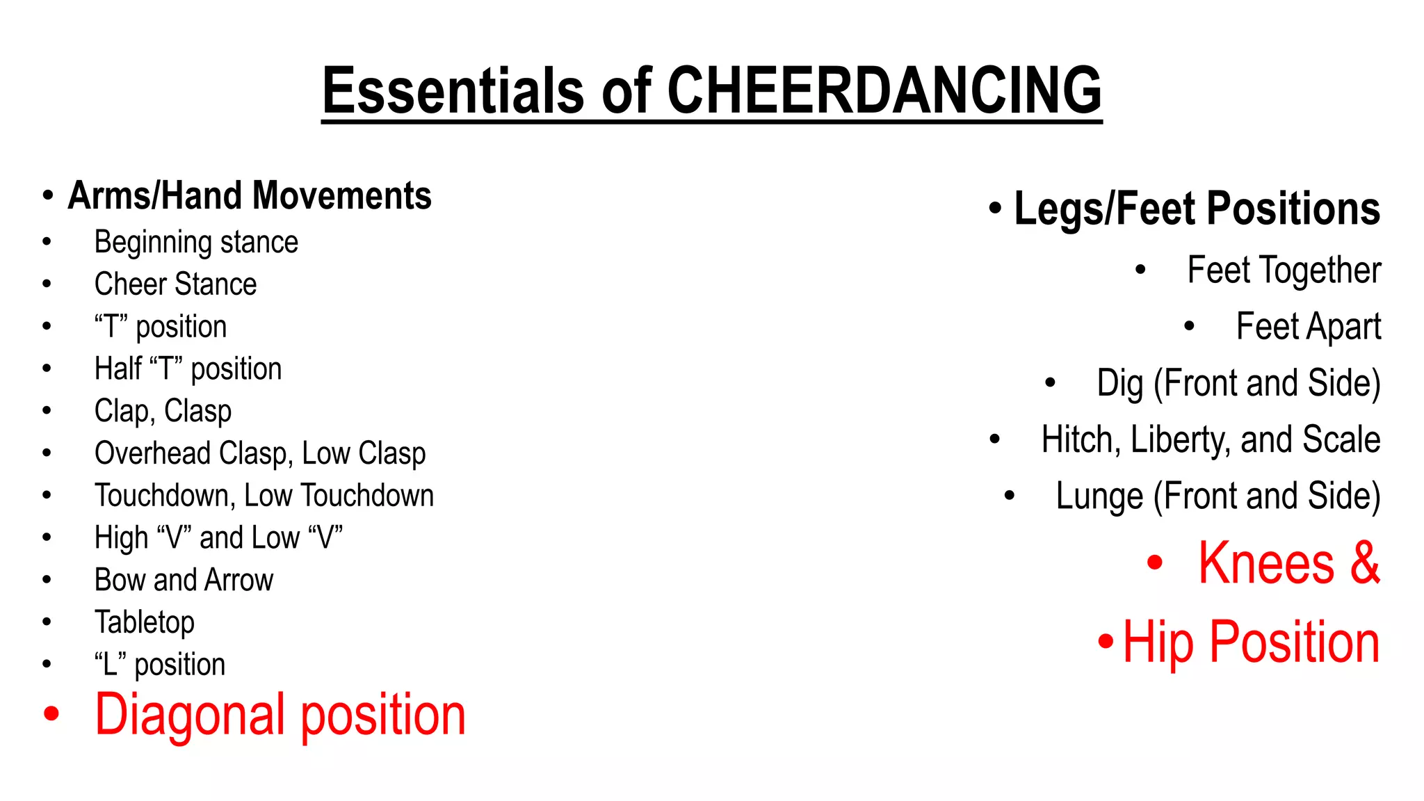 Cheerdance - Grade 10 - Q4 | PPTX
