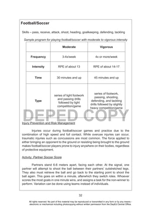 Physical education 10 learning material | PDF