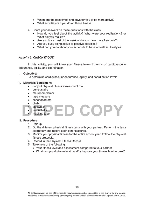 Grade 10 Physical Education - Learning Material {Unit 1:Active Recreation (Sports)} | PDF