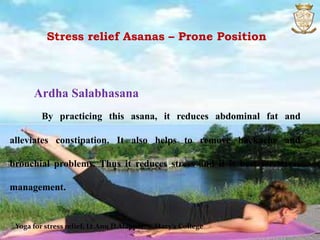 Physical education :Yoga For Stress Relief | PPT