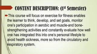 Physical Education and Health 11 - Introduction | PDF