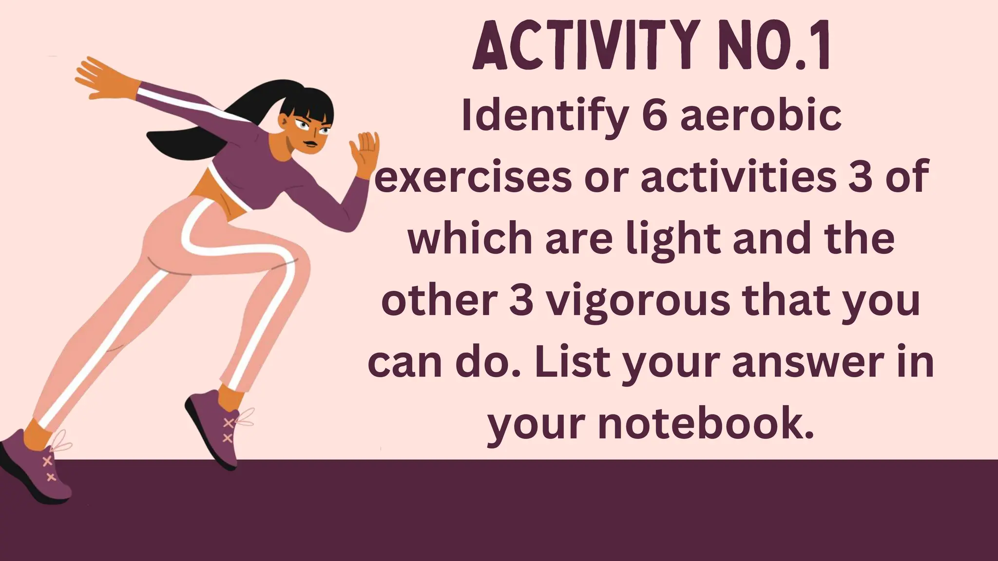 PHYSICAL EDUCATION AND HEALTH 1 Aerobic, Muscle-and Bone Strength ...