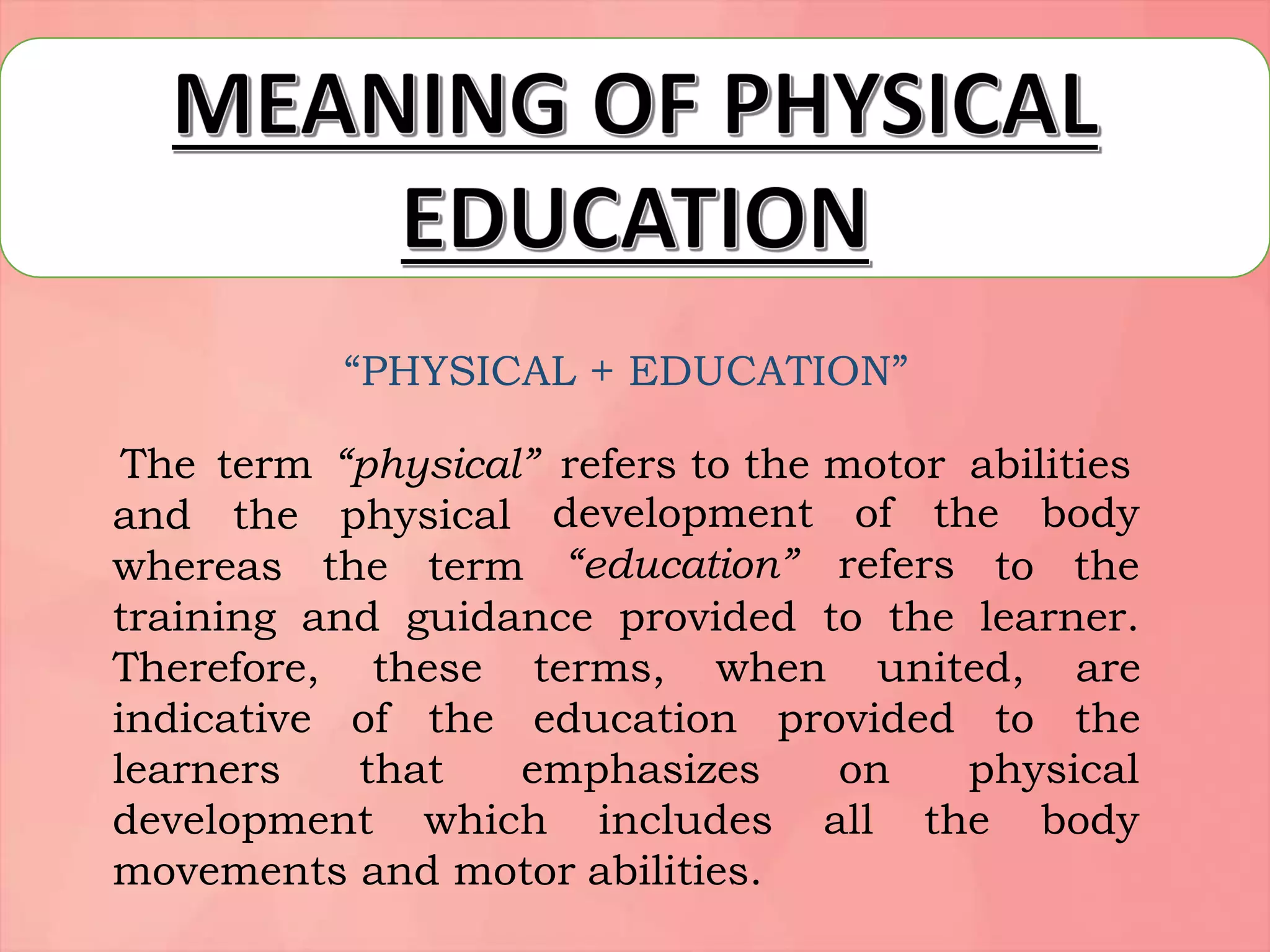 Physical Education and Physical Fitness | PDF