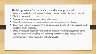 physical education assignment[1].pptx school health services | PPT