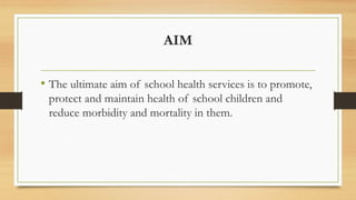 physical education assignment[1].pptx school health services | PPT
