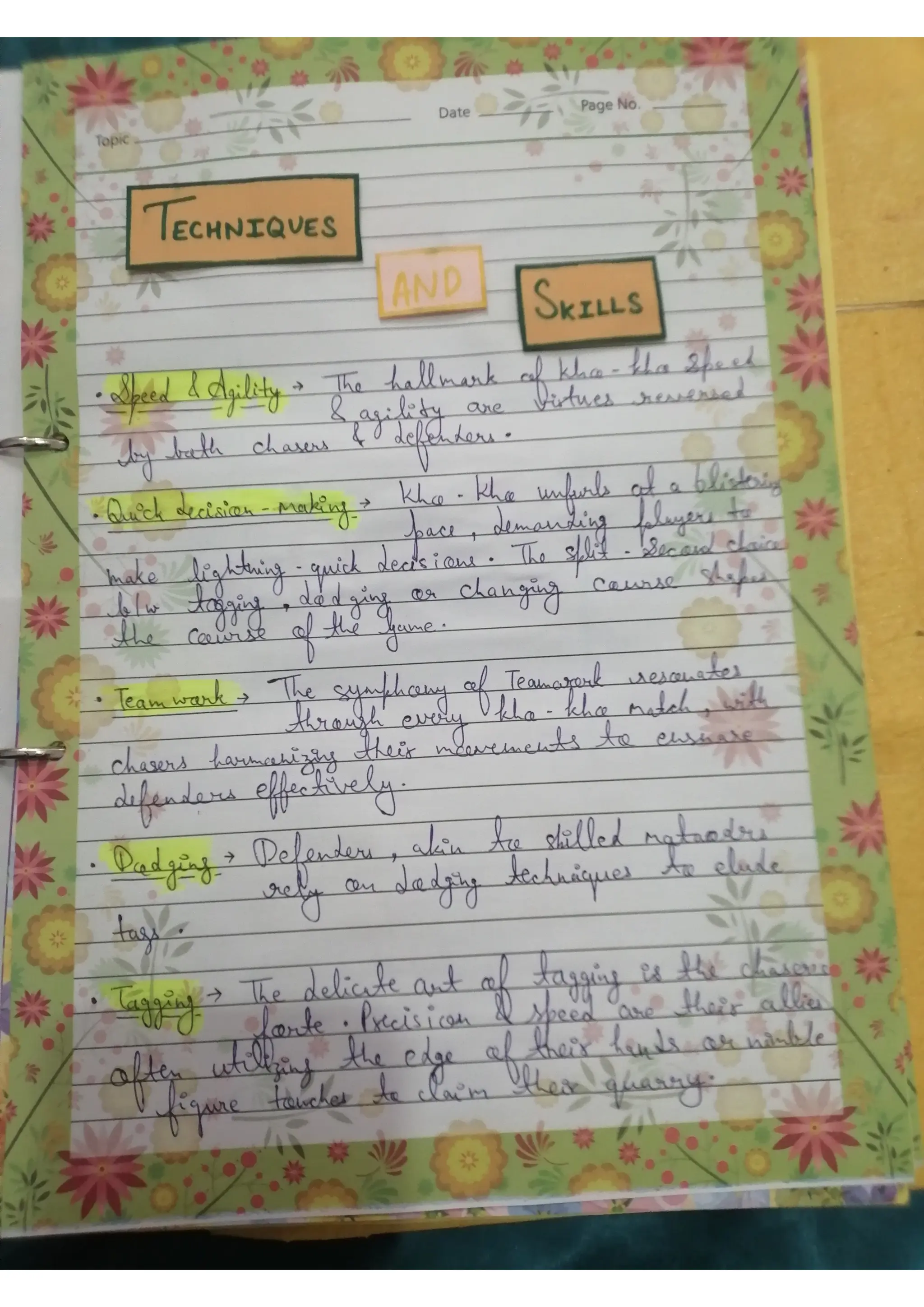 Physical education class 12 project file on kho - kho & yoga (Obesity ...