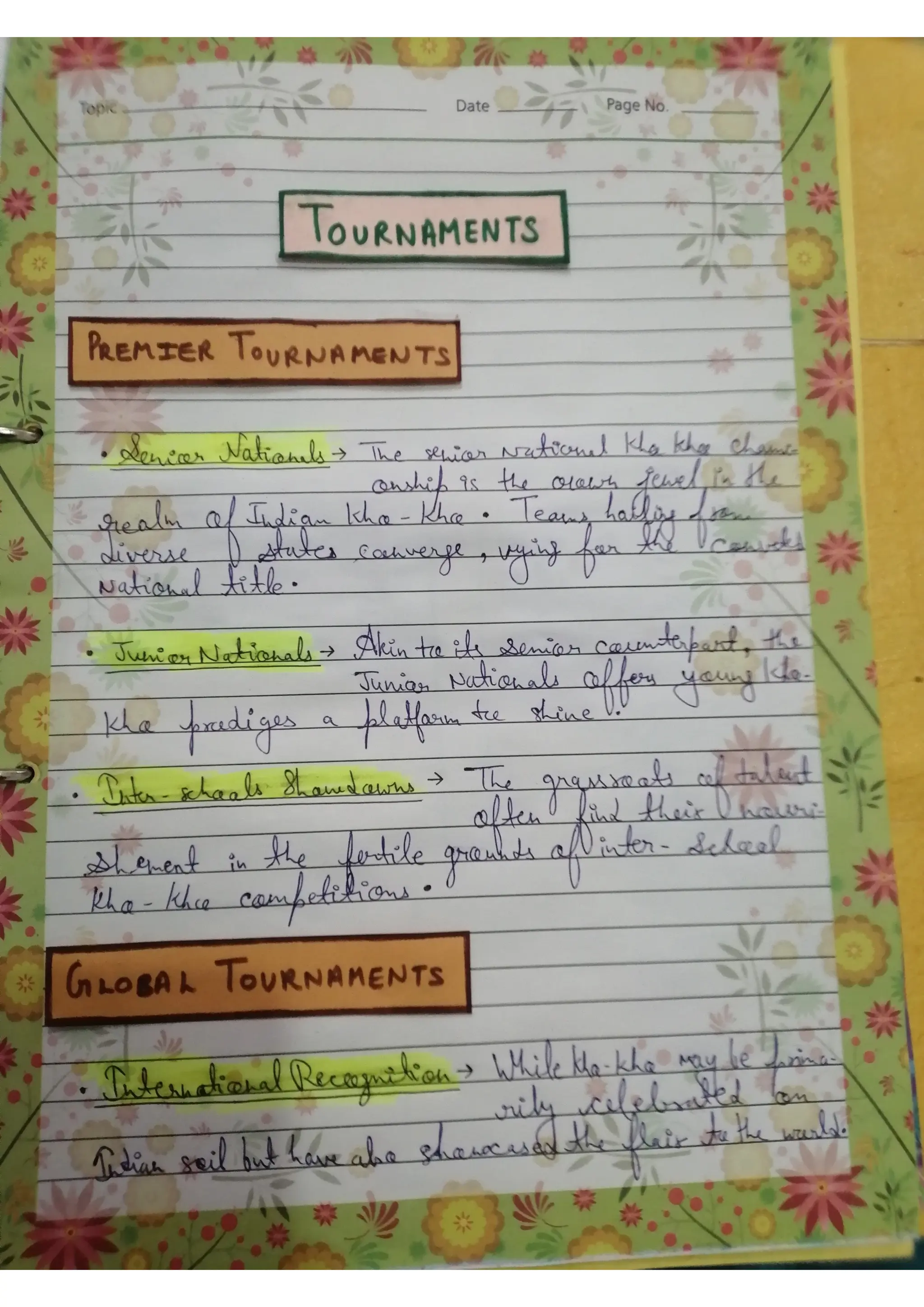 Physical education class 12 project file on kho - kho & yoga (Obesity ...