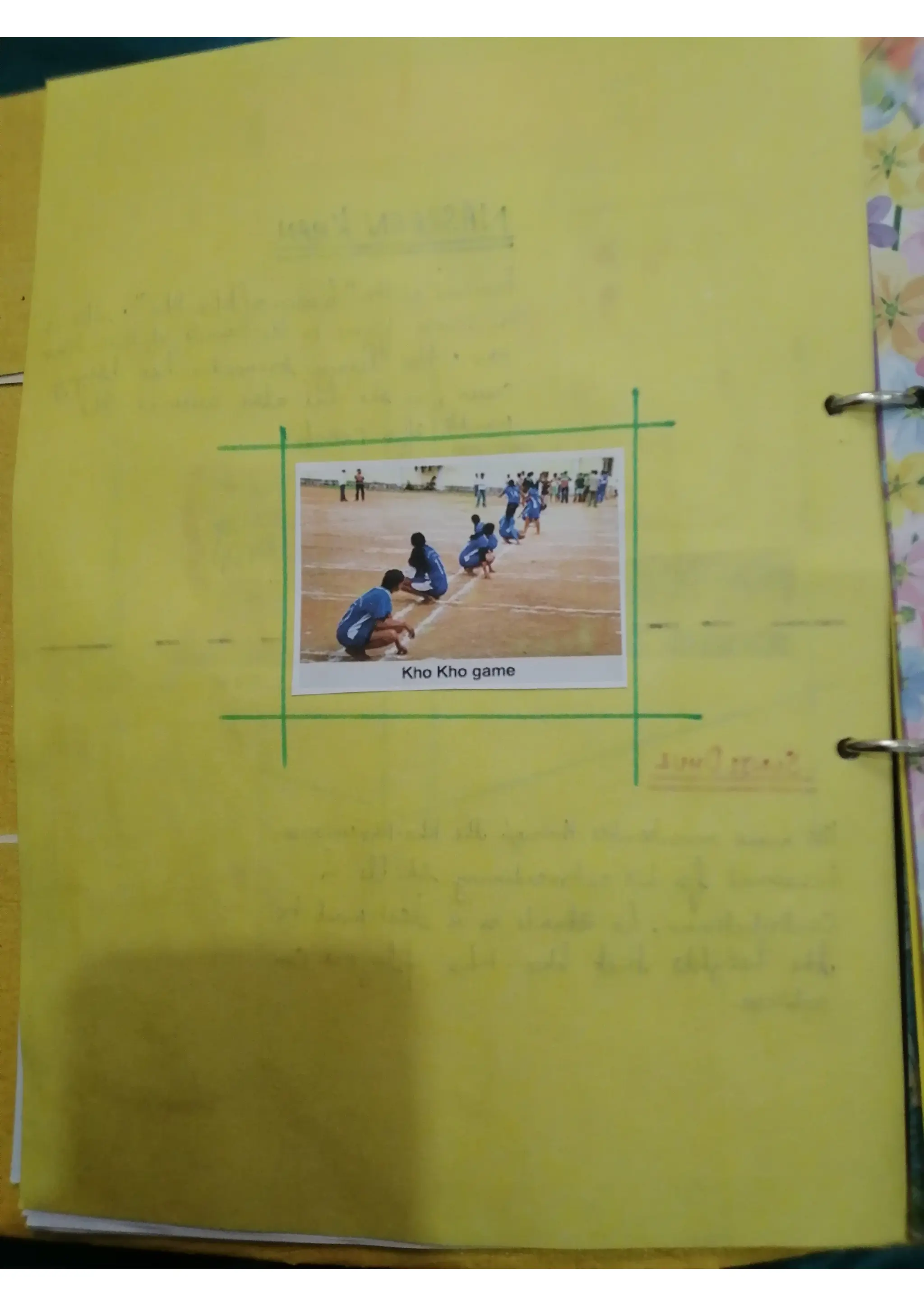 Physical education class 12 project file on kho - kho & yoga (Obesity ...