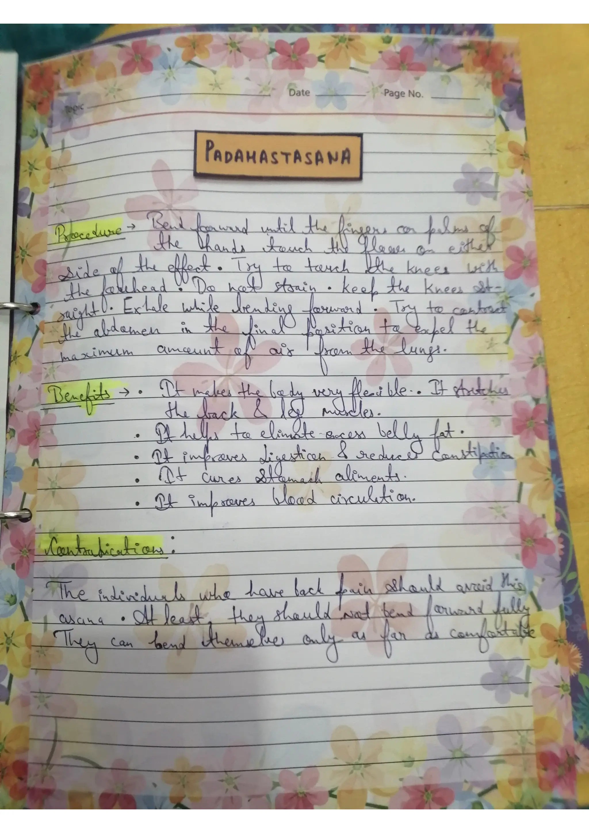 Physical education class 12 project file on kho - kho & yoga (Obesity ...