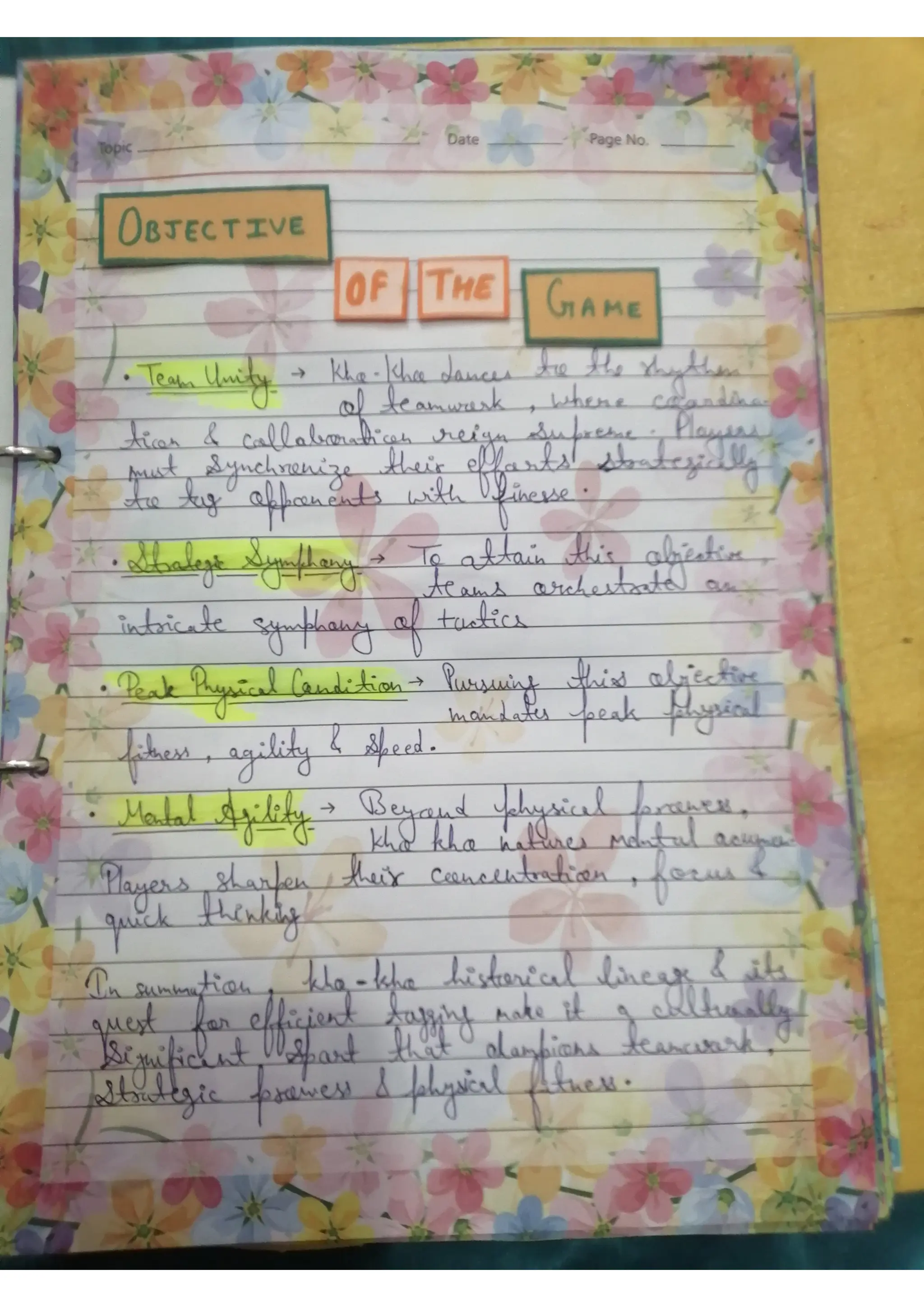 Physical education class 12 project file on kho - kho & yoga (Obesity ...