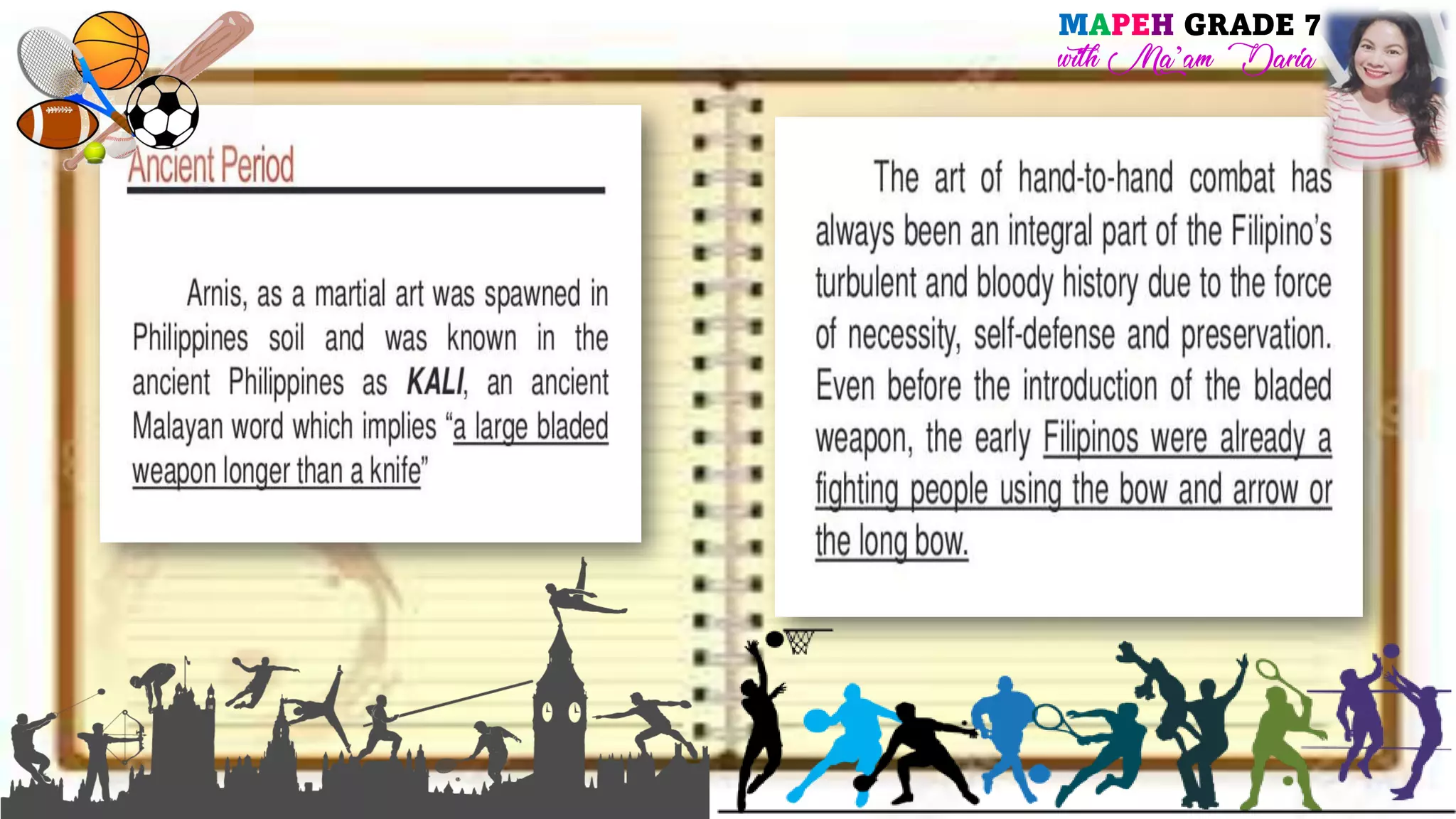 Physical Education Grade 7 quarter 1 lesson 1 2 ARNIS | PDF