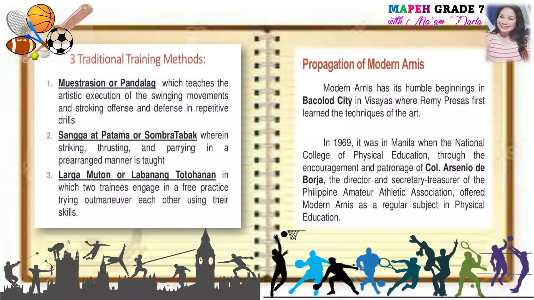 Physical Education Grade 7 quarter 1 lesson 1 2 ARNIS | PDF