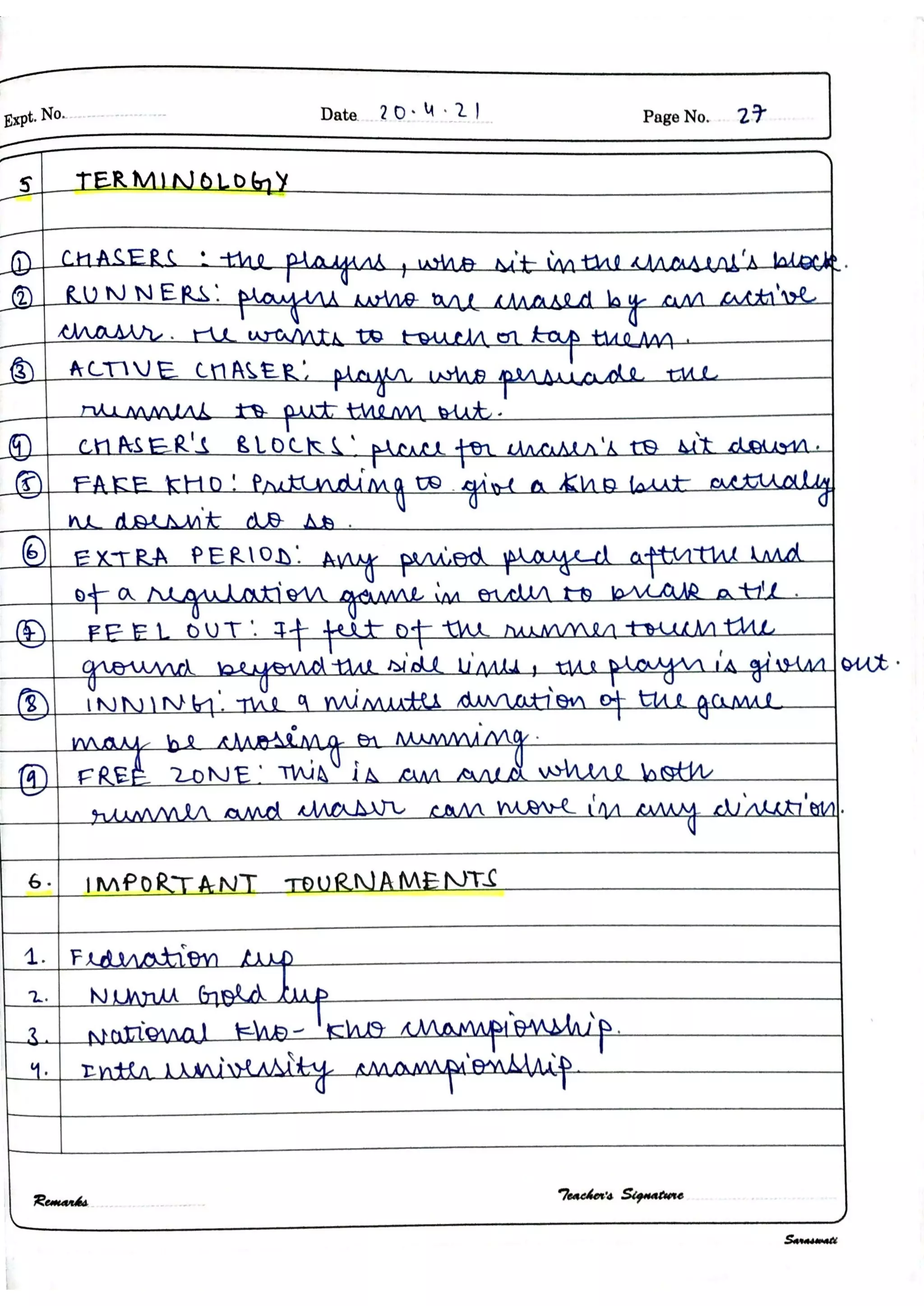 PHYSICAL EDUCATION PRACTICAL FILE ( Class 12th) | PDF